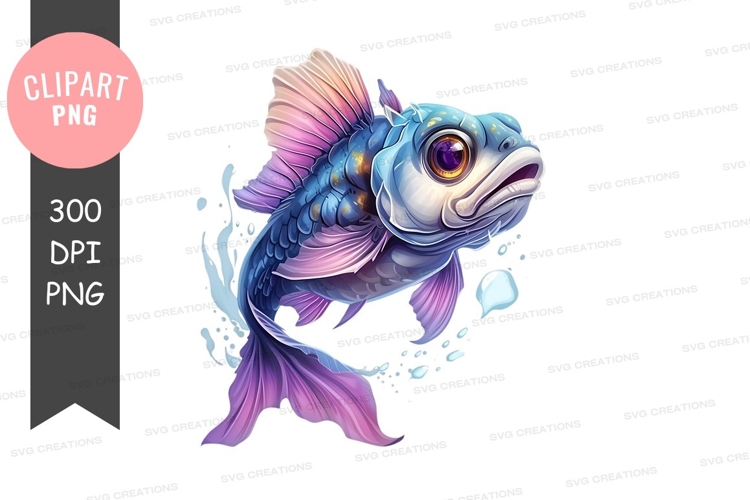 Fantasy fish clipart png