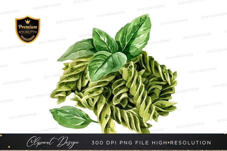 Fresh basil leaves clipart png (6468976)