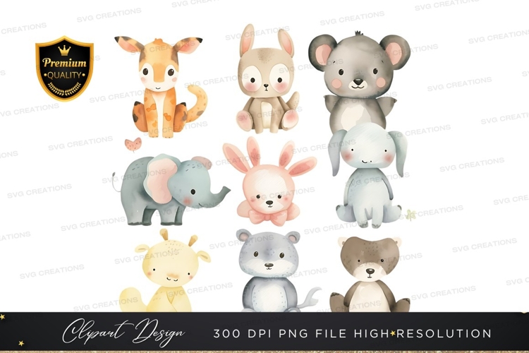 Adorable stuffed animal collection