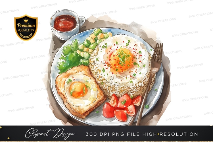 Delicious breakfast plate (6462510)