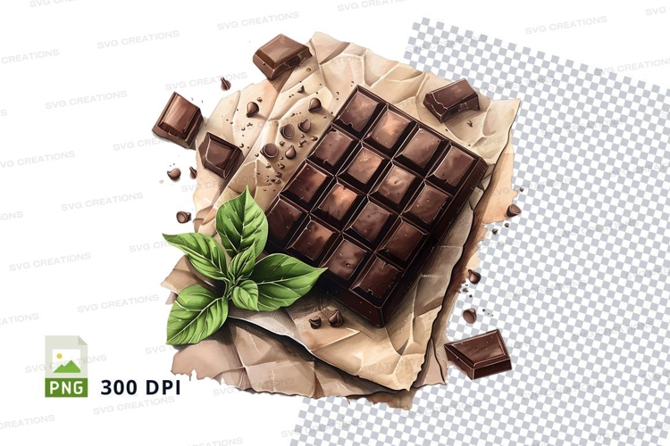 Chocolate bar clipart png (6550032)