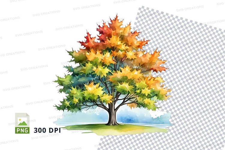 Autumn tree clipart png (6550095)