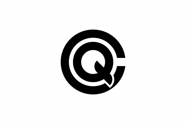CQ QC logo design vector template (3712496)