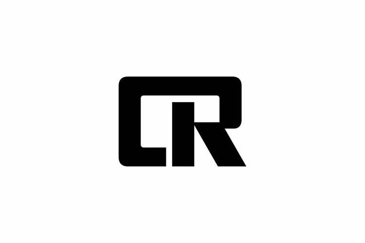 CR logo design vector template (3712511)