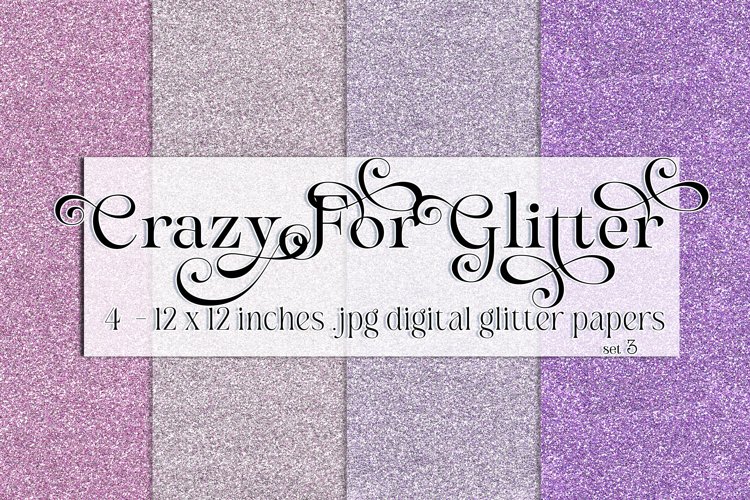 Glitter Papers, Glitter Backgrounds, Purple Glitter Papers