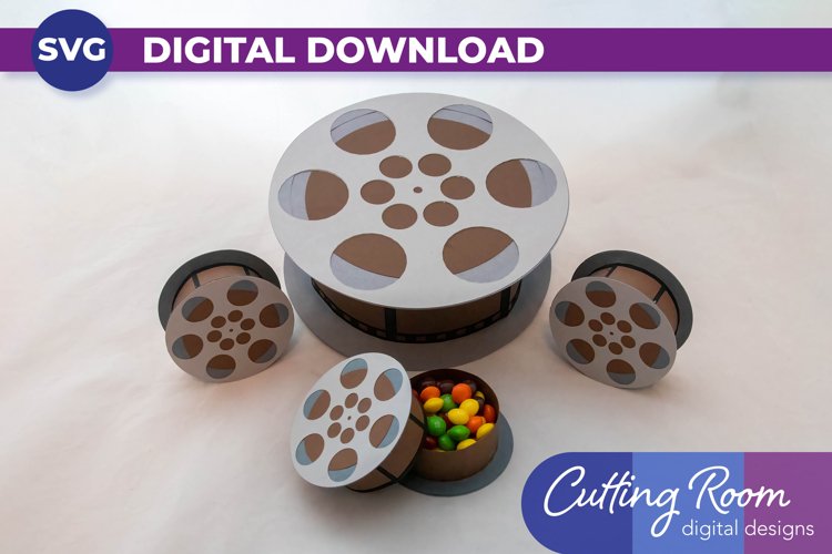 Movie Film Reel Gift and Treat Boxes