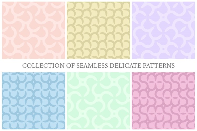 Colorful delicate curly patterns