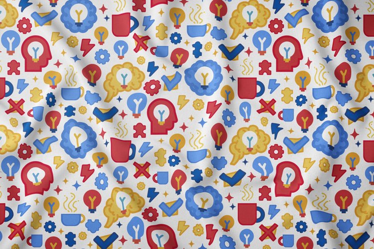 Creative Idea Seamless Pattern