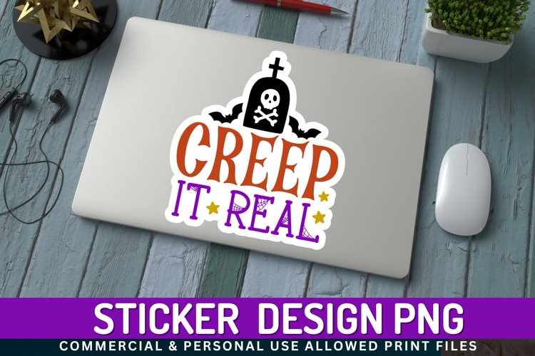 Creep It Real Stickers PNG
