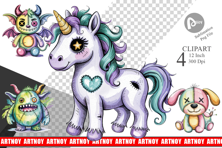 Creepy Cute Pastel Halloween Clipart (5626956)