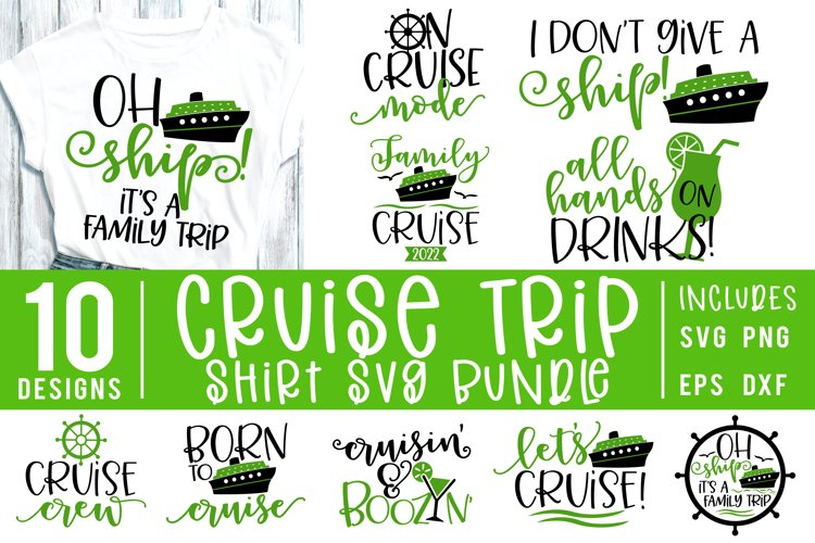 Cruise SVG Bundle for Cruise Shirts With Cricut