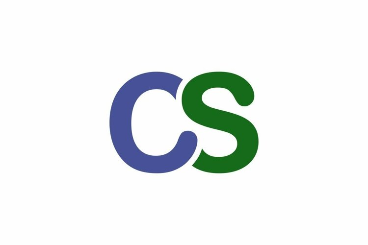 CS logo design vector template (3712530)