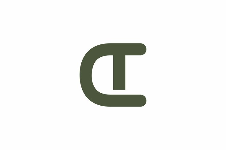 CT TC logo design vector template (3712585)