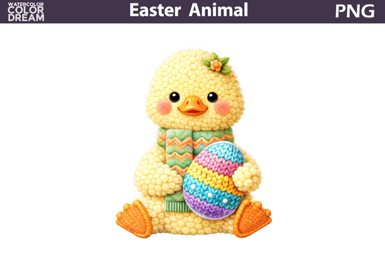 Baby Animal Easter Clipart | Duck Egg Sublimation (6571024)