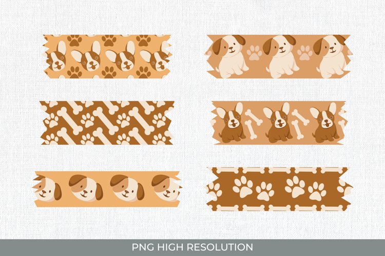 Cute Dog Patterned Tape