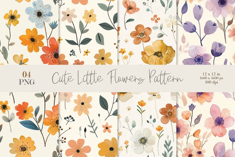 Cute Little Flowers Pattern (6547401)