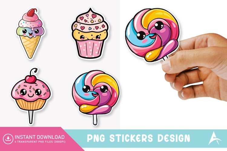 Cute Sweet Sticker Clipart