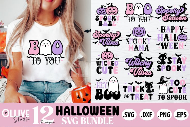 Cute Halloween SVG Bundle | Halloween SVG