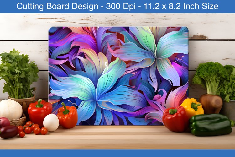 Fantasy flower cutting board design | Cutting (3404962)