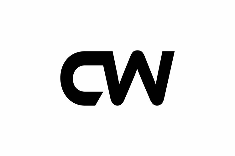 CW logo design vector template (3712713)