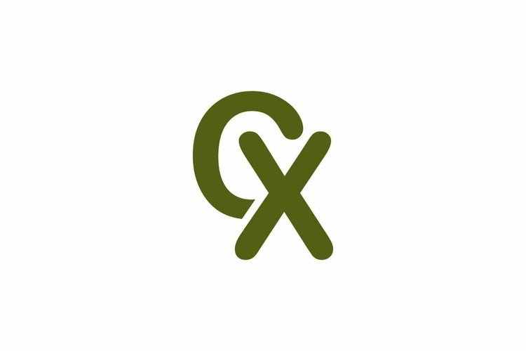 CX logo design vector template (3712738)