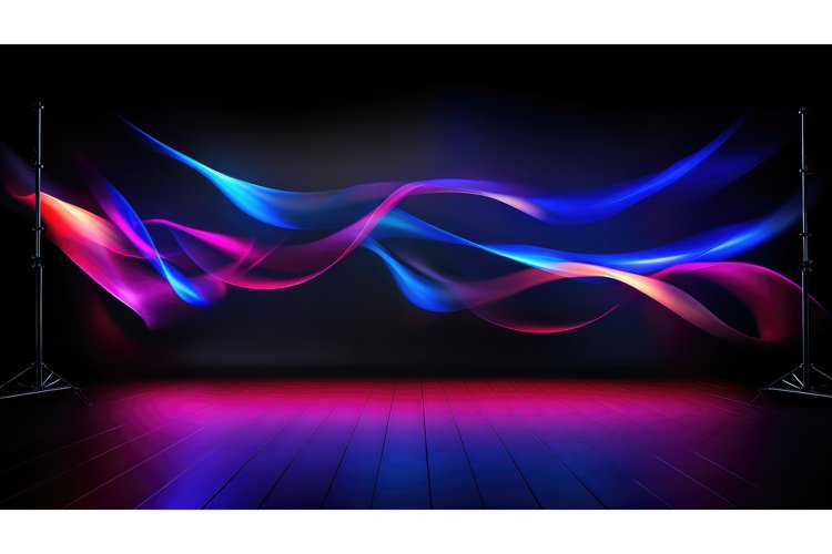 minimalist black studio background