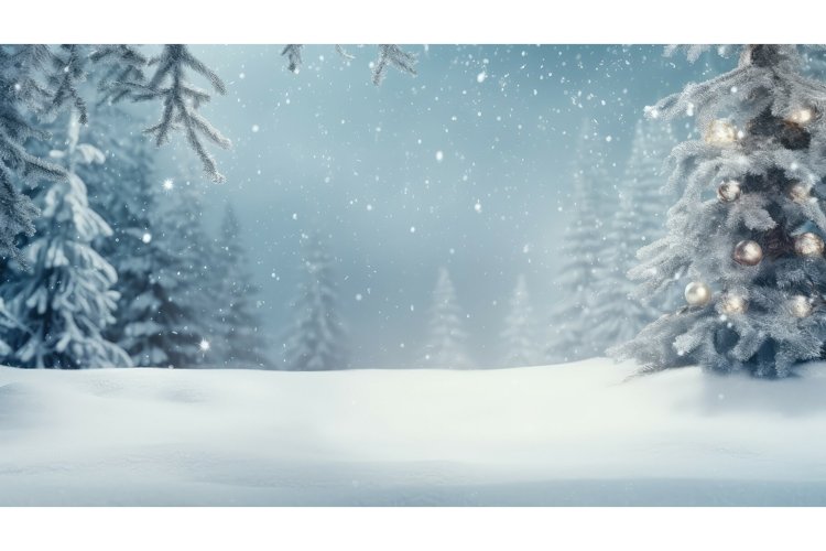 decor christmas snowfall branch festive ai (3390343)
