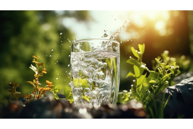 background refreshment energy drink refreshing ai generated