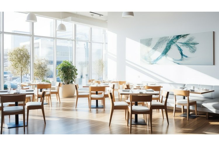 lively bright restaurant background (3956944)