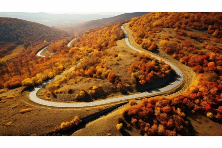 above season colorful seasonal aerial ai generated