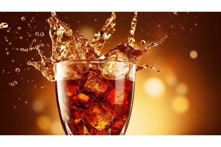 fresh cola soda drink classic ai generated