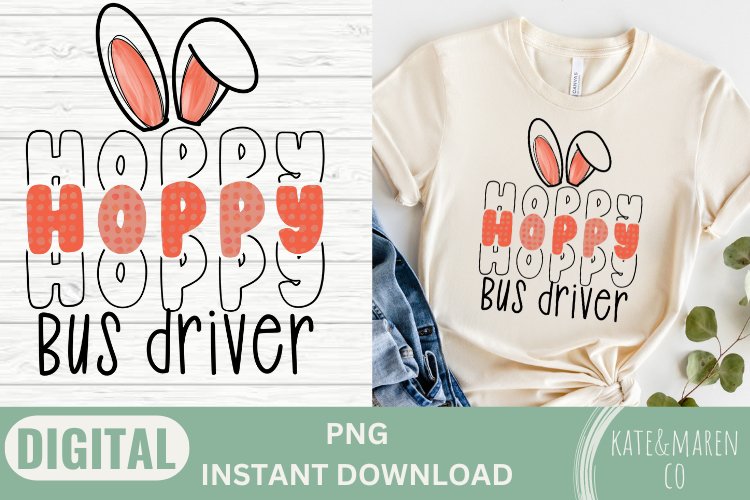 easter bus driver png, hoppy bus driver png