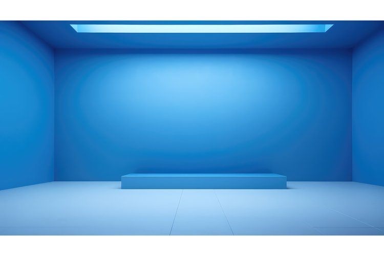 modern blue digital background ai generated