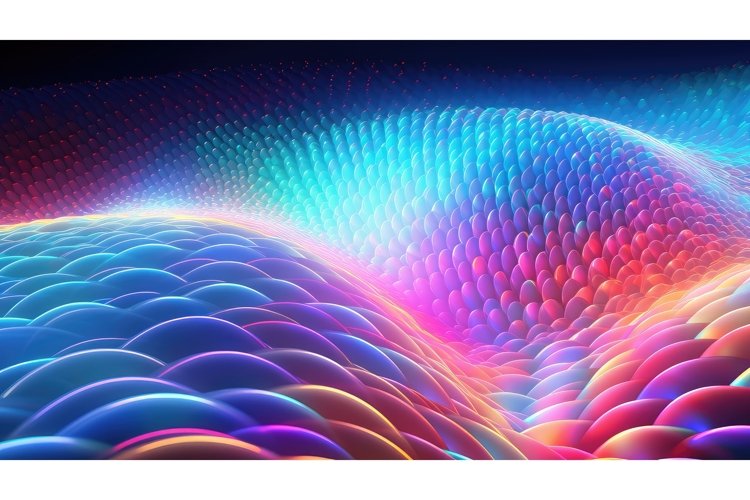 luminous light digital background ai generated (3905855)