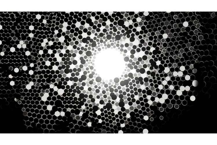 modern digital dots background ai generated
