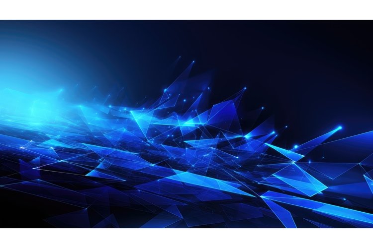 motion blue dynamic background ai generated (3943397)