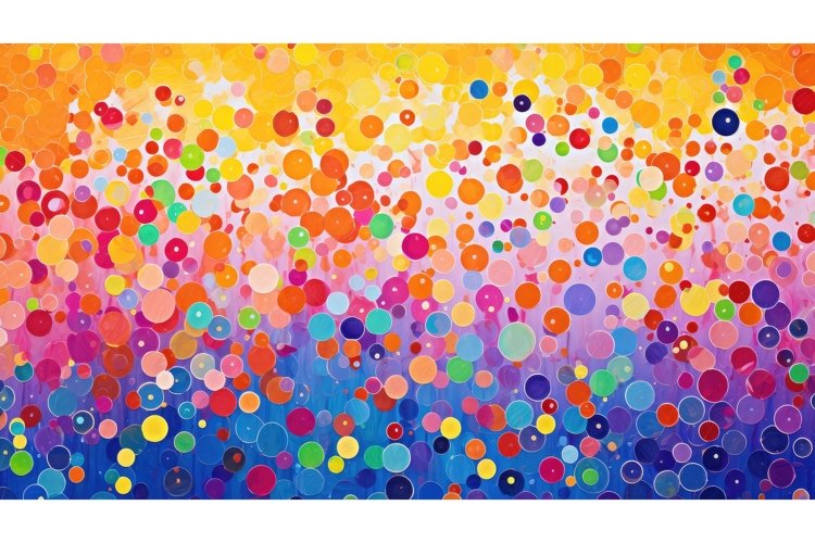 vibrant bright dots background ai generated (3948019)