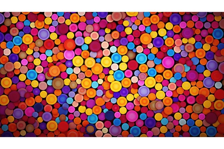 cheerful bright dots background ai generated (3969277)