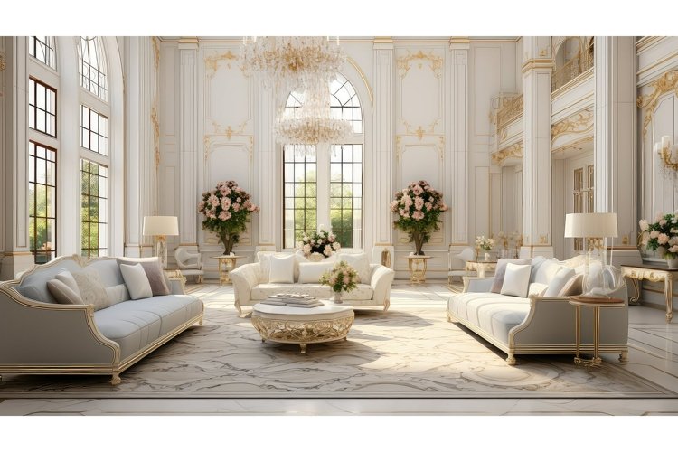 modern light interior background