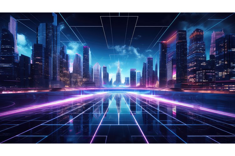vibrant dynamic futuristic background (4022761)