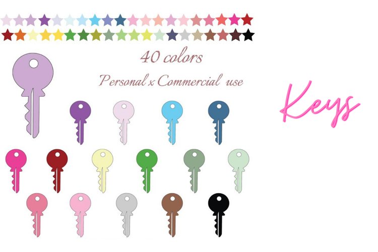Key Clipart | Design Bundles