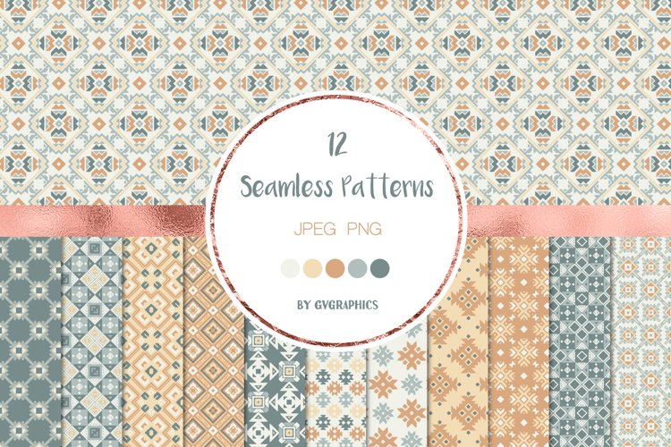 Seamless Patterns | GVGraphics | Design Bundles