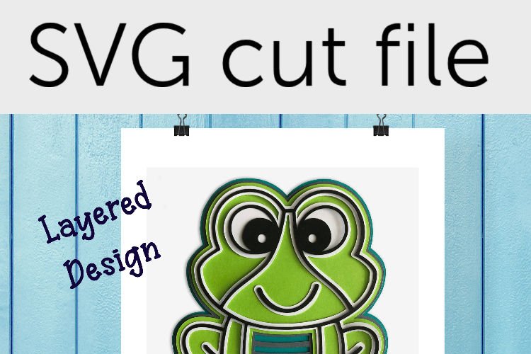 3D Layered Frog SVG Design - Free Design of The Week | Design Bundles