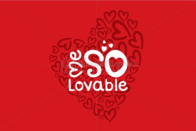 Me So Lovable - Vector Graphic Textual Element