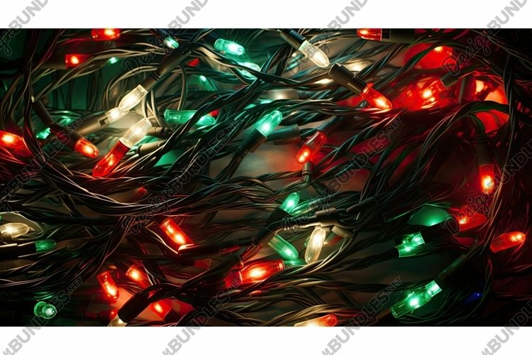 chaotic christmas lights tangled