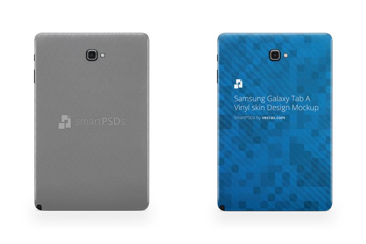 Samsung Tab A 2017 Vinyl Skin Design Mockup