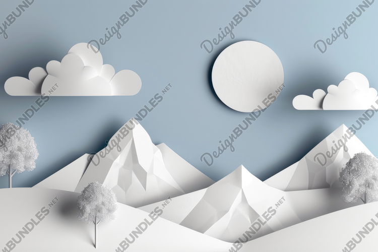 Paper Cut Art Background Wallpaper (5322004)