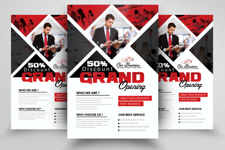 Business Grand Opening Flyer Business Grand Opening Flyer
