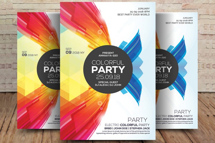 Colorful Party Flyer
