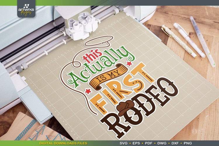 WILD WEST clipart | my first rodeo SVG file Western Clipart